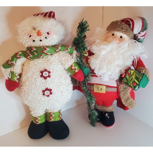 Decor | Holiday | Santa Snowman Plush Decor 7 | Poshmark